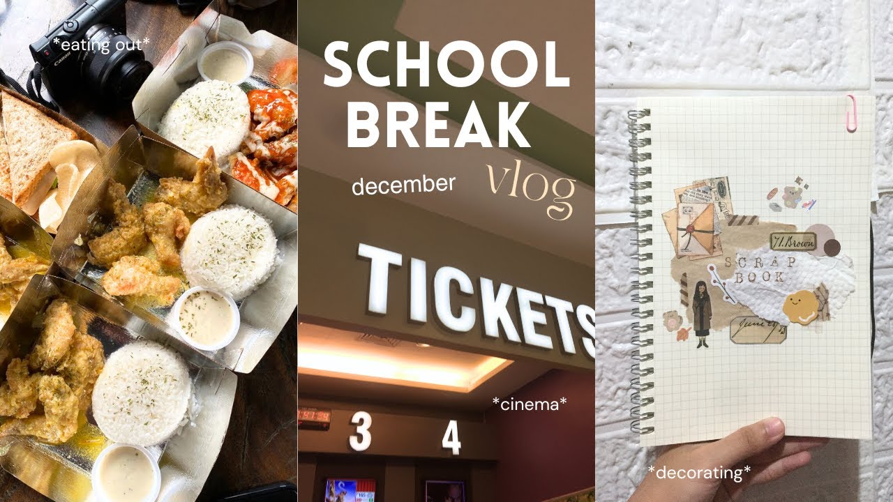 holiday break ·゜♡ shopping, girls date, cinema, haul, chill days🎞️ ...