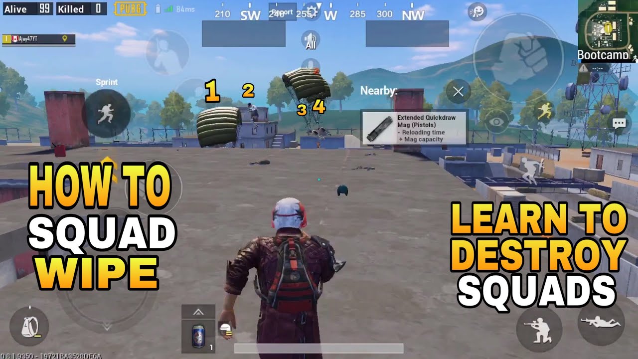 HOW TO SQUAD WIPE || LEARN TO FIGHT SOLO VS SQUADS | PUBG MOBILE SQUAD ...