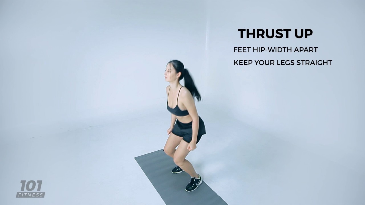 101 Fitness - 048 Thrust up - YouTube