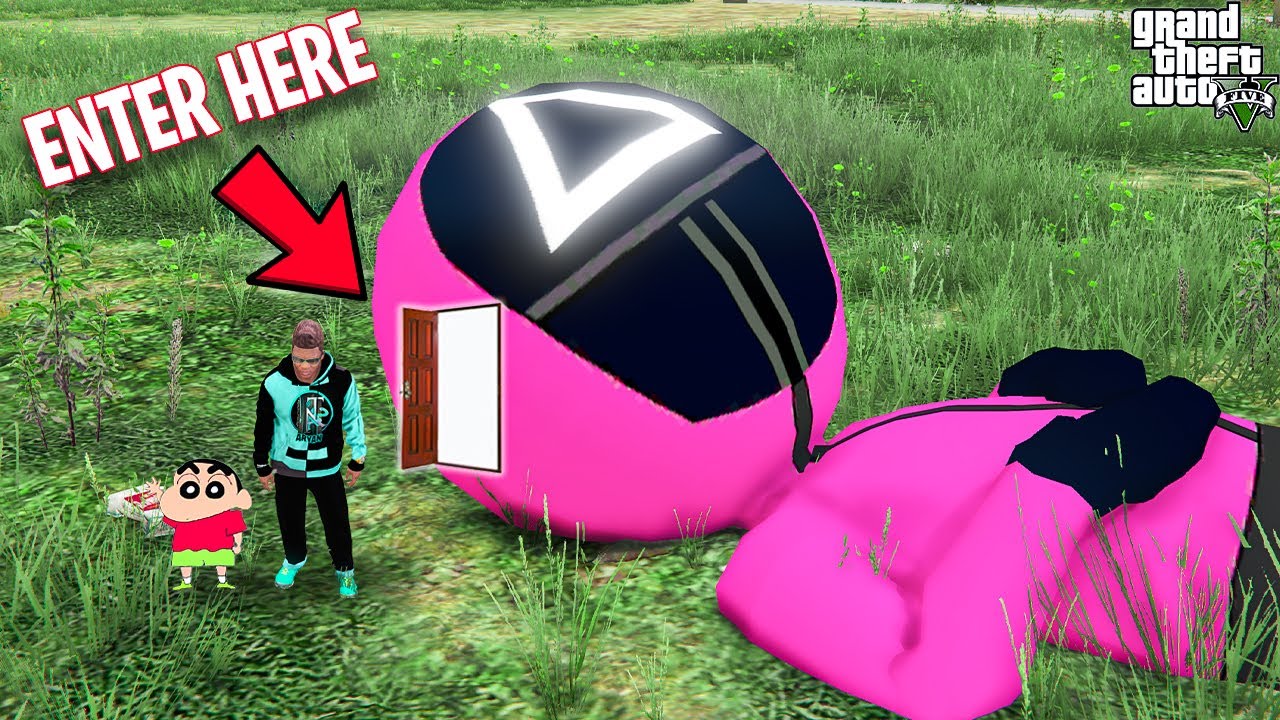 What's Inside Squid Game Guard's Head In GTA 5 - YouTube