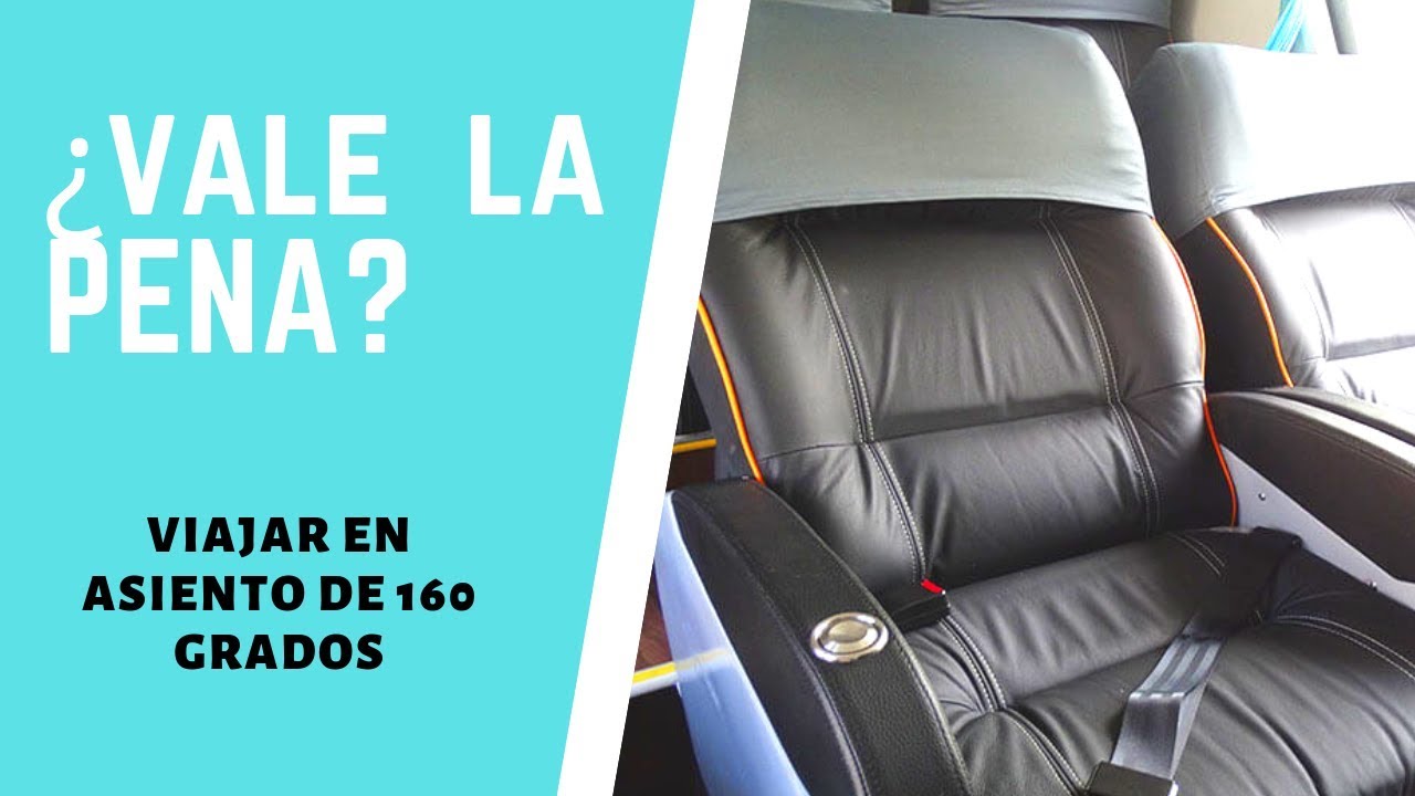 VIAJANDO EN BUS: asiento de 160 GRADOS ¿VALE LA PENA? - YouTube