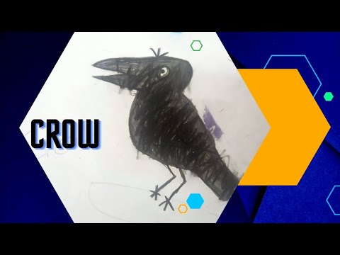 kid's art class. crow - YouTube