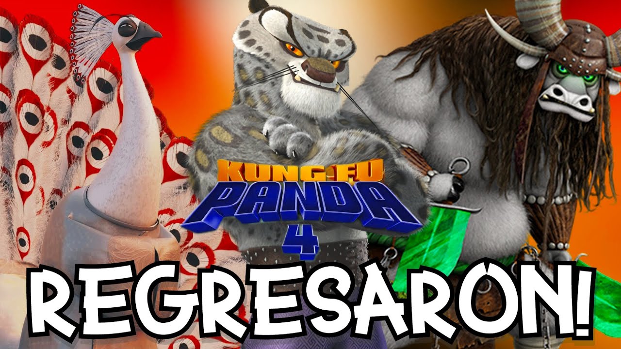 TAI LUNG, LORD SHEN y KAI REGRESAN en KUNG FU PANDA 4 - HISTORIA ...