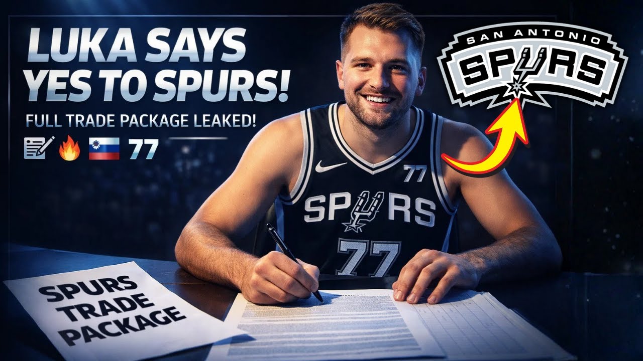 IT’S REAL! LUKA DONCIC SAYS YES AS FULL SPURS PACKAGE LEAKS OUT | SAN ...