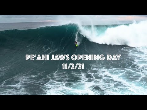 Jaws OPENING DAY Big Wave Surfing Pe'ahi Maui | 11.02.21 - YouTube