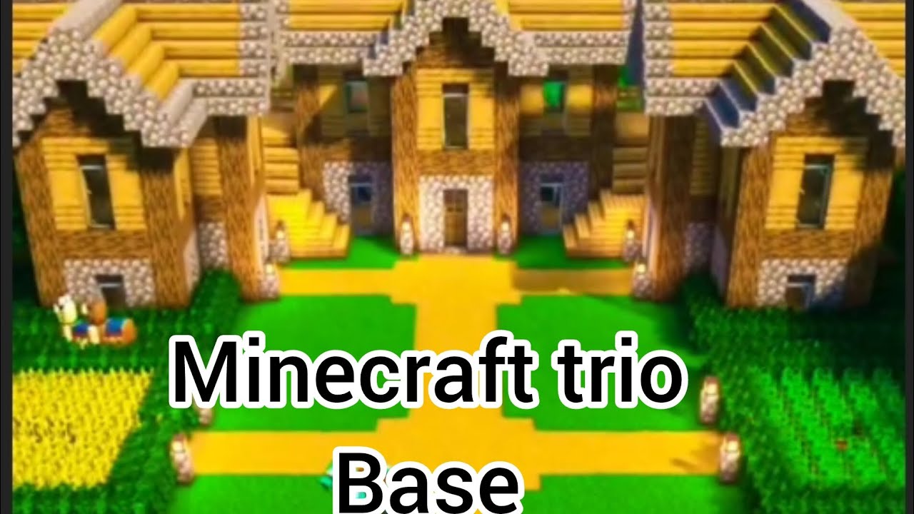 Minecraft best trio base how to build it #minecraft ...