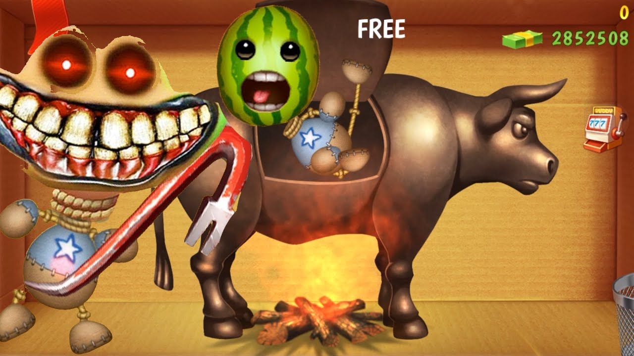 HORROR BRAZEN BULL vs The Big Buddy WATERMELON | Kick The Buddy - YouTube