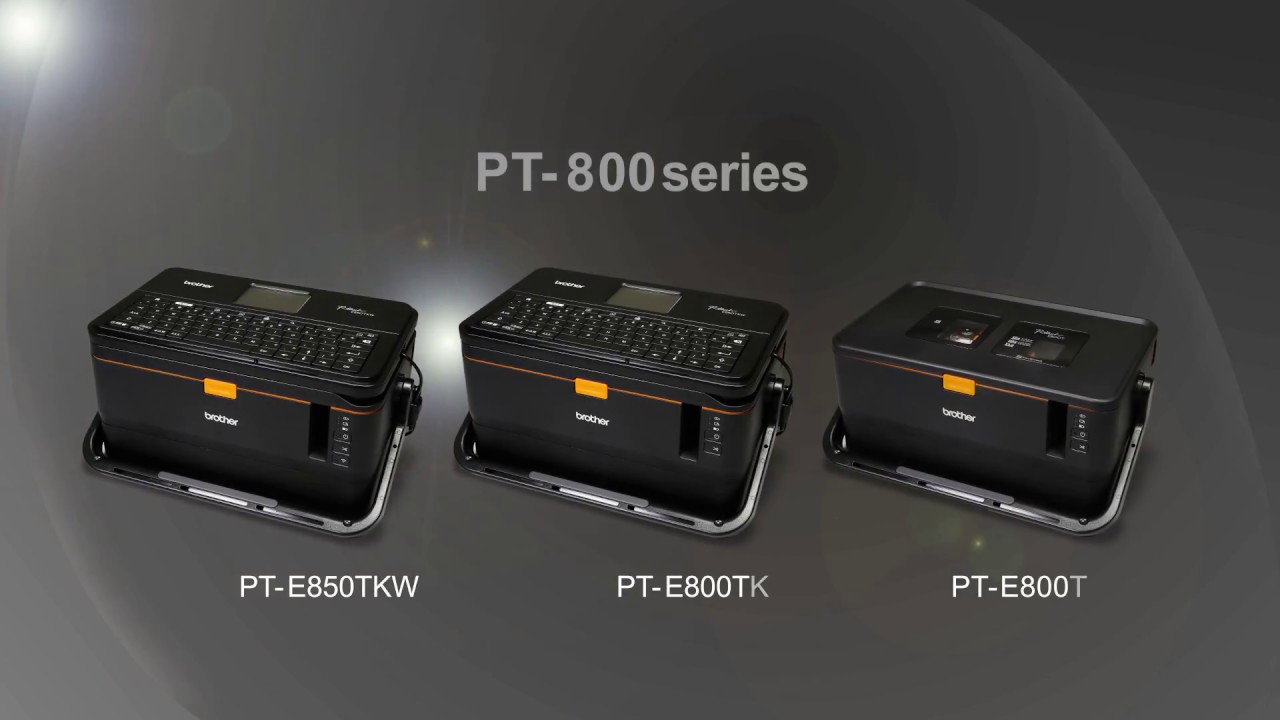 PT-E850TKWLI (Brother) Tube&Label Printer - YouTube