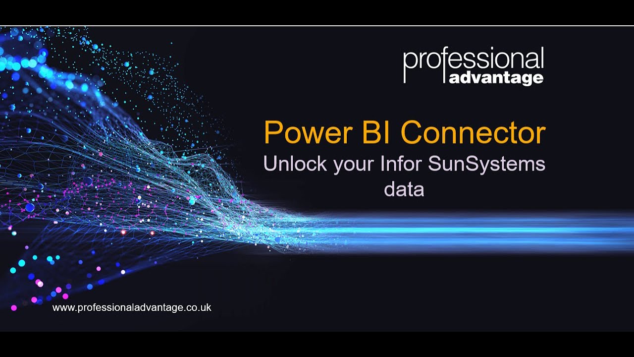 Power BI Connector for Infor SunSystems from Professional Advantage ...