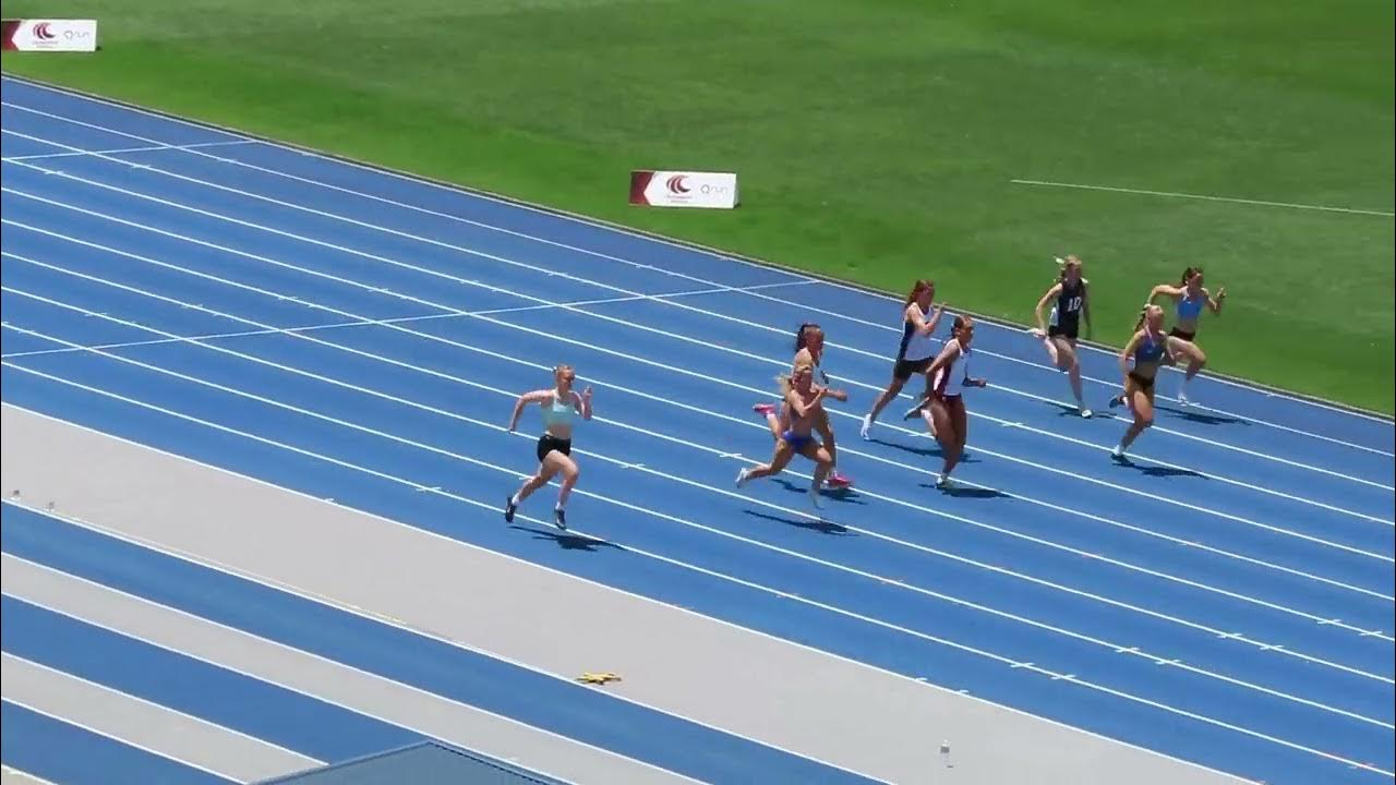 100m U16 Girls Final, QLD All Schools Championships, QSAC 2 November 2024 - YouTube