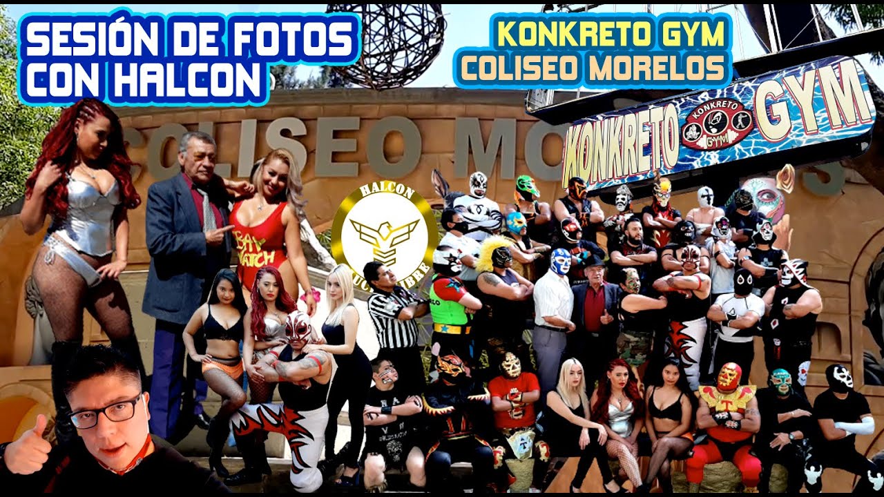 CONOCIMOS EL COLISEO MORELOS / KONKRETO GYM SESIÓN CON HALCON LUCHA ...
