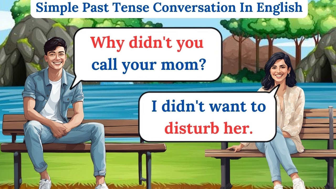 Simple Past Tense Conversation In English | English Listening And ...