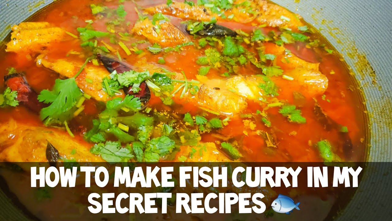 How to make fish curry in my secret recipe 🐟 || Jhat pat cooking with ...