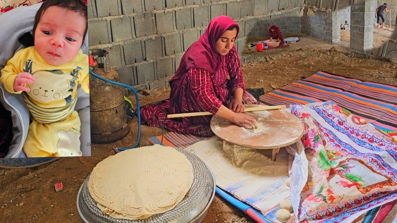 Azam Bakes Local Bread While Working from Home with Mahmoud | Daily ...