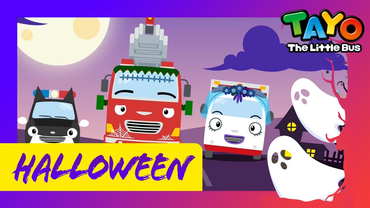 Trick or Treat with Tayo Rescue Team! l Halloween Song for Kids l Tayo ...
