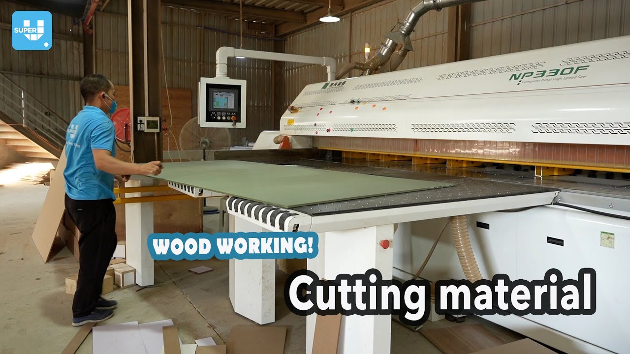 Wood working cutting material #woodworking #manufacturing #factory # ...