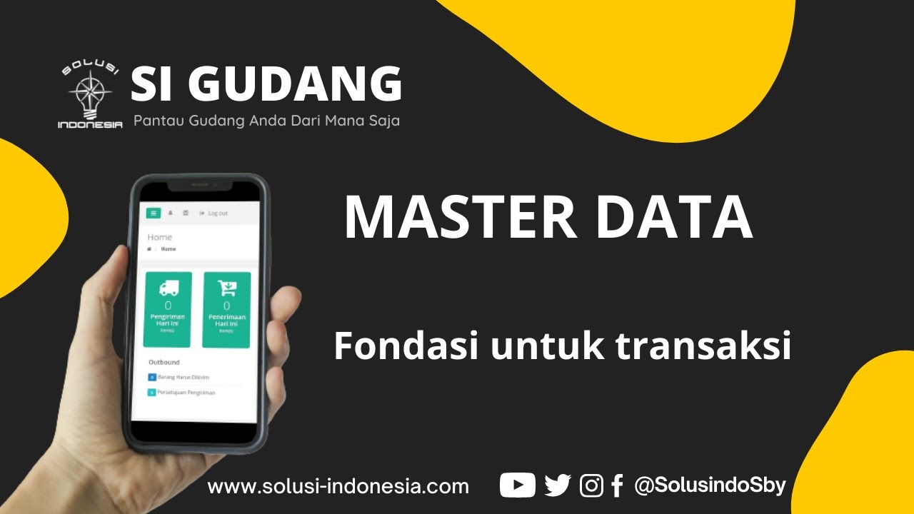 Web Aplikasi Gudang :: SI Gudang Part 2: Master Data - YouTube