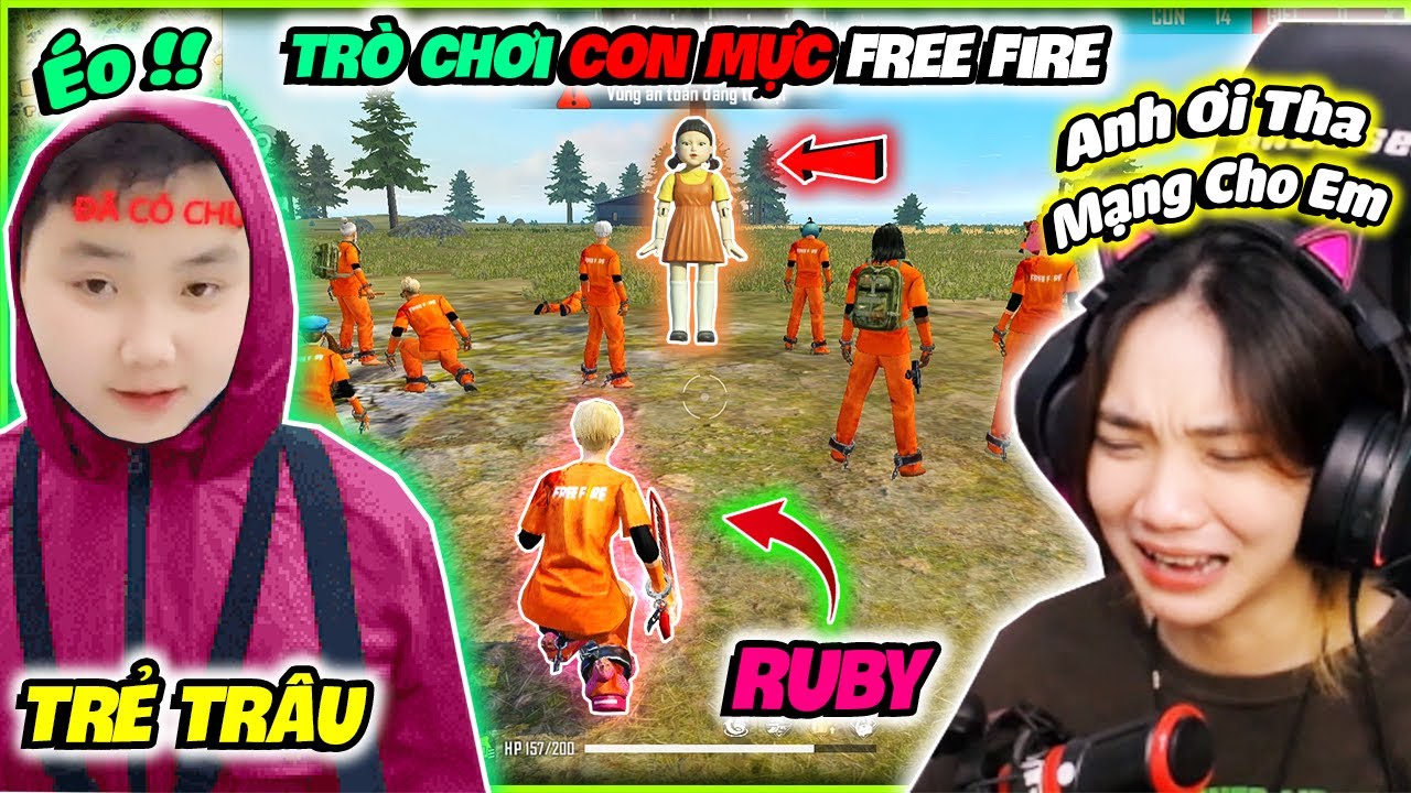 Ruby Tham Gia Trò Chơi Con Mực Cực GAY CẤN Trong Quân Đoàn Và Cái Kết ...