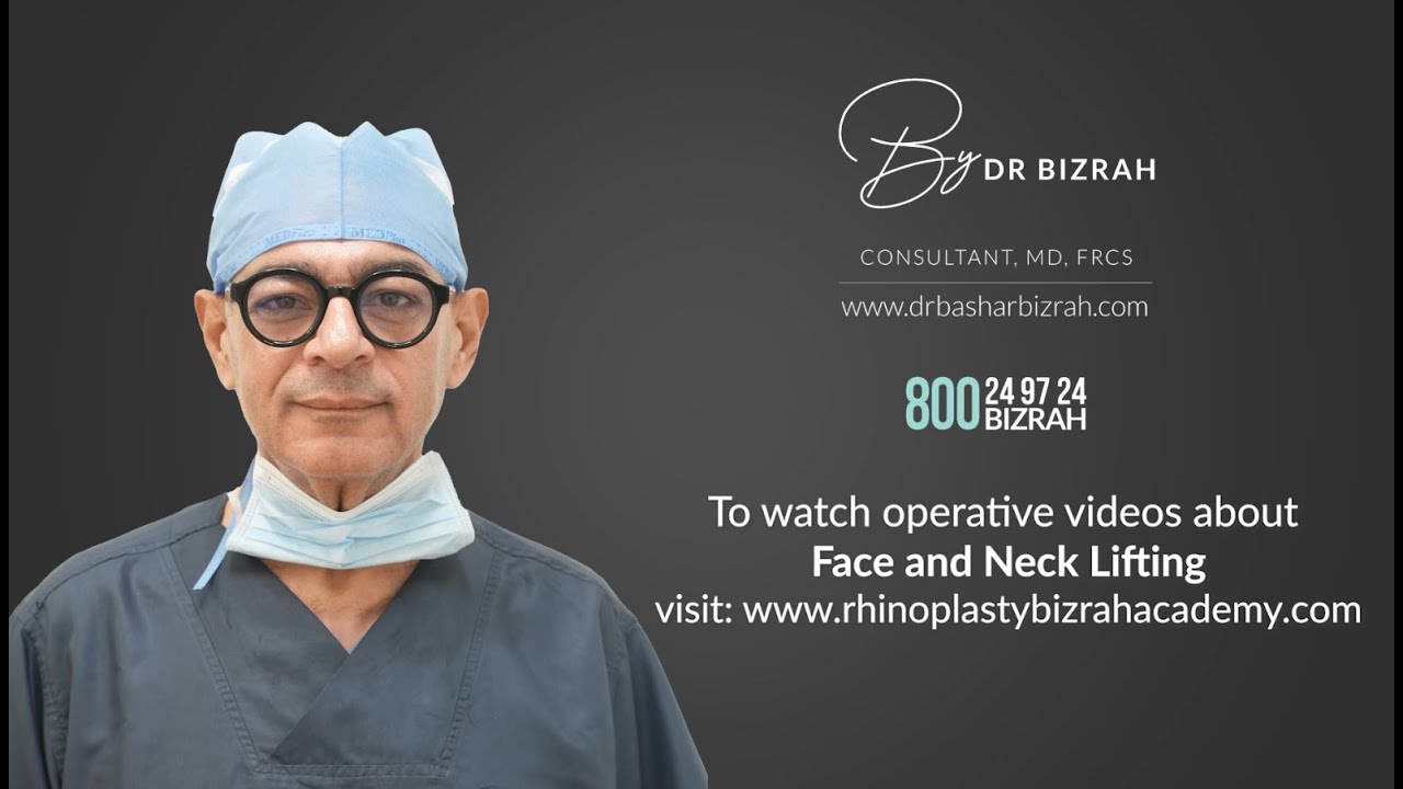 Facelift Bizrah Masterclass-7:Skin Incision and Flap Undermining - YouTube