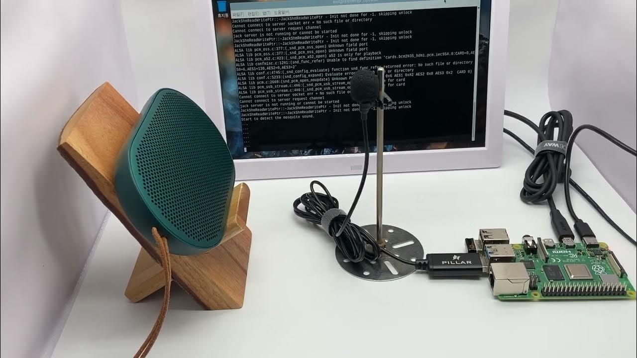 Mosquito sound detector using RaspberryPi 4B and USB Mic. - YouTube