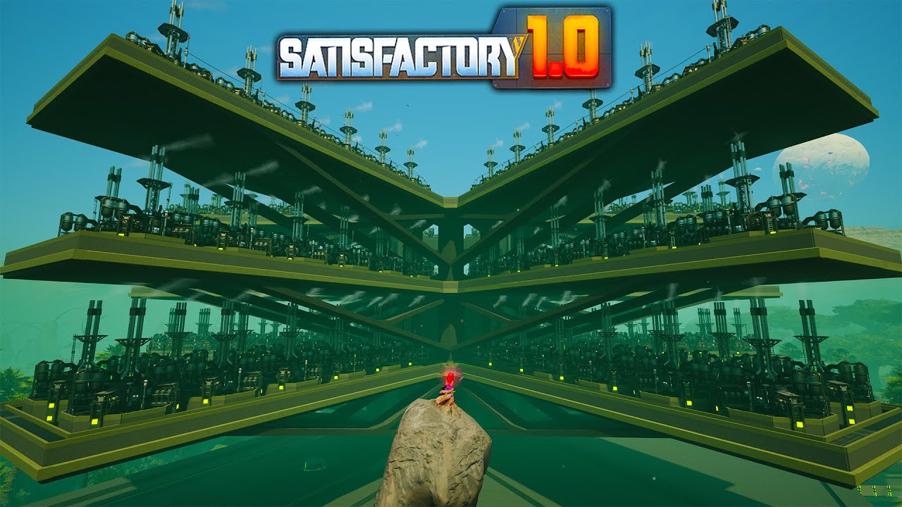 The ROCKET FUEL power plant is COMPLETE - satisfactory 1.0 - YouTube