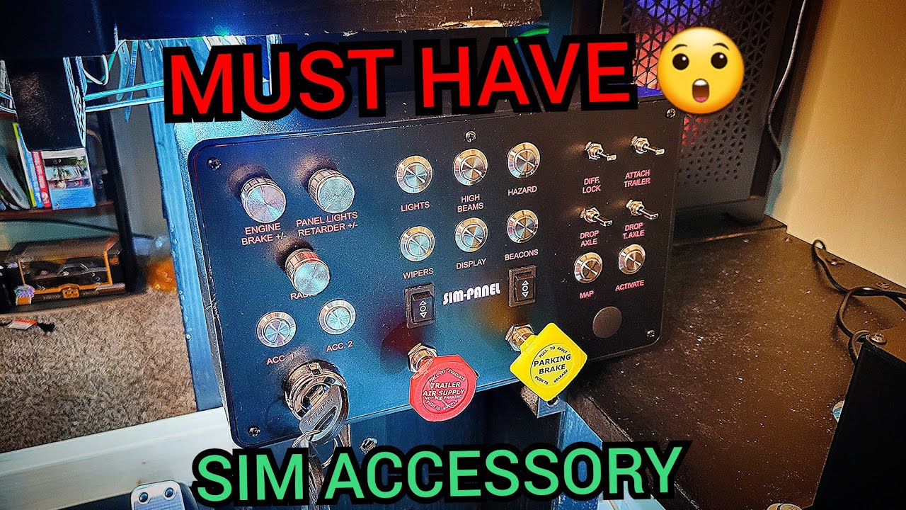 Button Box For American Truck Simulator From Amazon Review - YouTube