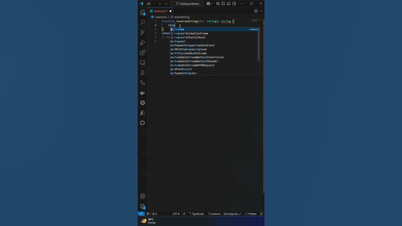 Reverse a String WITHOUT Using .reverse()! 🤯 | JavaScript Challenge - YouTube