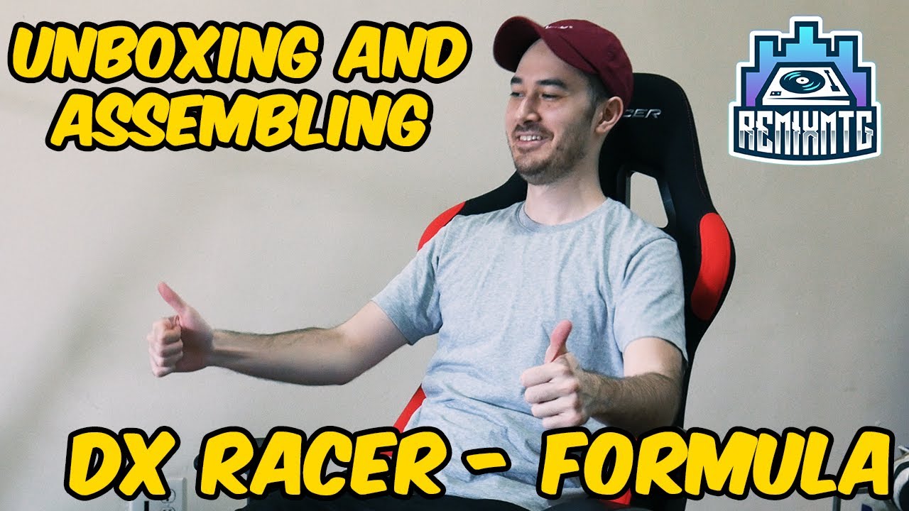 DX Racer Formula Series Unboxing and Assembly Timelapse 4K [RemixMTG ...
