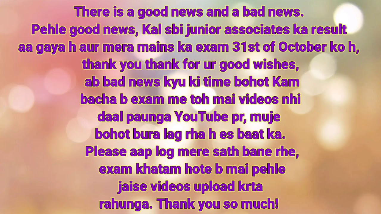 A Good News And A Bad News MESSING MONK YouTube a-good-news-and-a-bad-news-messing-monk-youtube