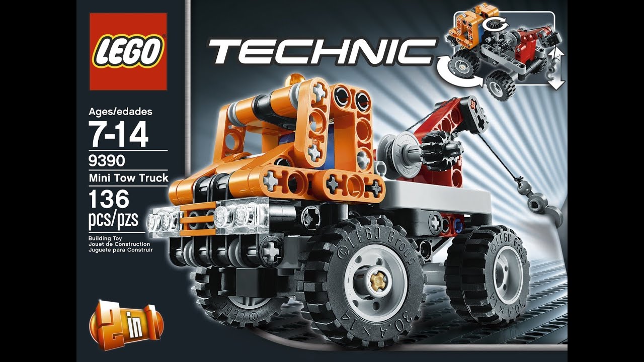 LEGO Technic 9390 Эвакуатор (Mini Tow Truck) - YouTube