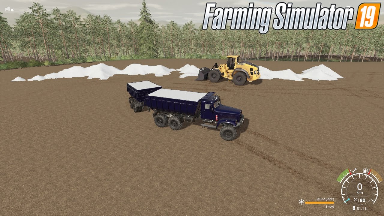 Moving Snow off the MINE *Alberta Map* [FS19] - YouTube