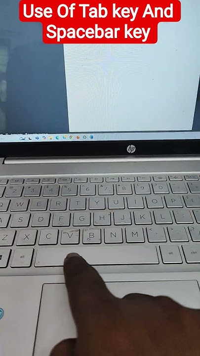 Use Of Tab key And Spacebar key ll #computer #computerzone # ...