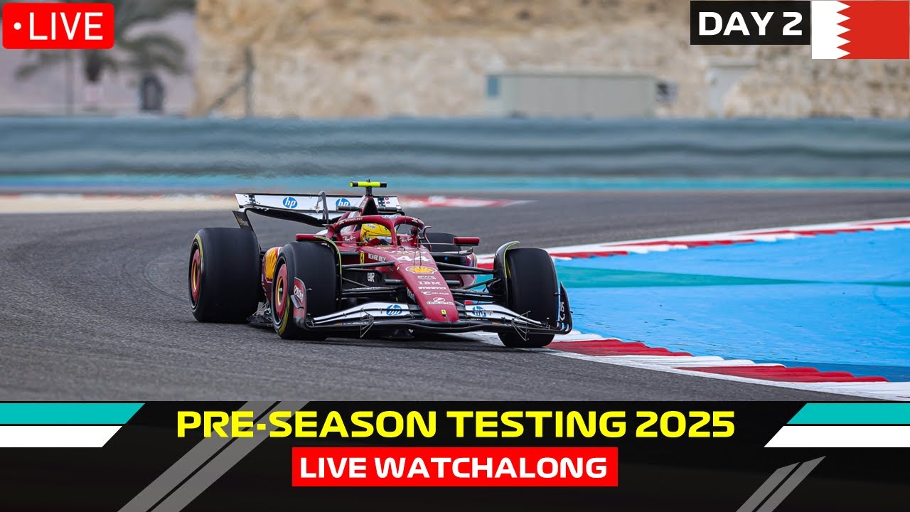 F1 Live- Pre-Season Testing 2025 Day 2 - YouTube