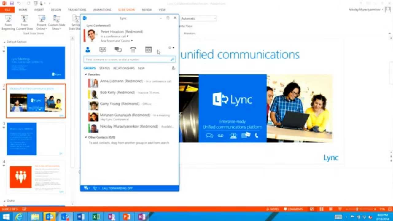 Lync Conference 2014: MEET300 - YouTube