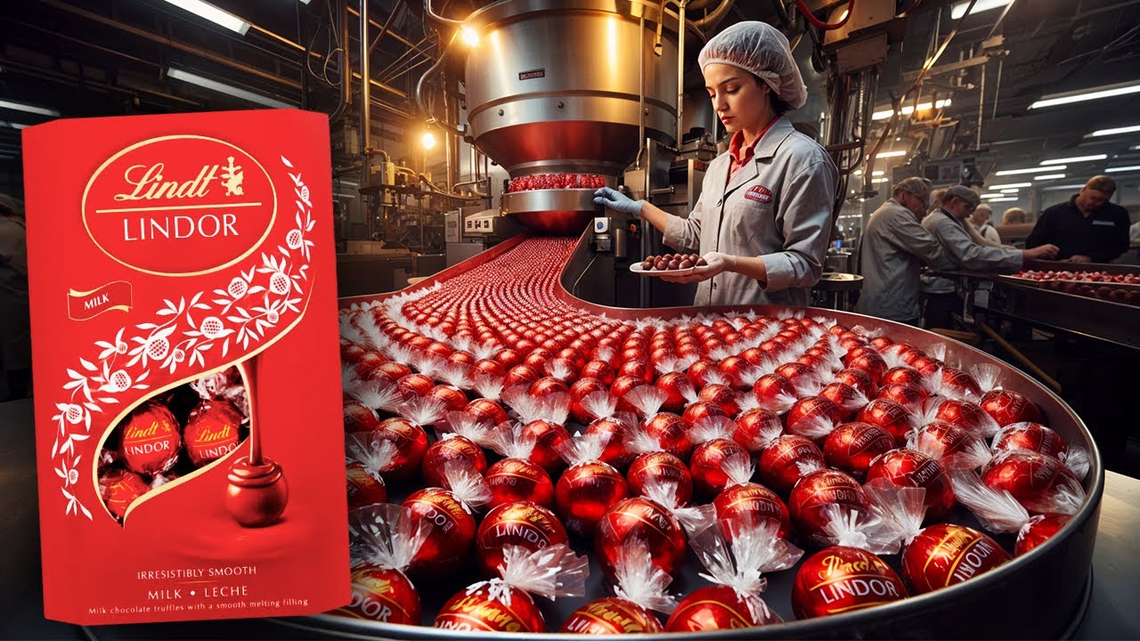 How Lindt Chocolate is Made in a Factory Using State-of-the-Art ...
