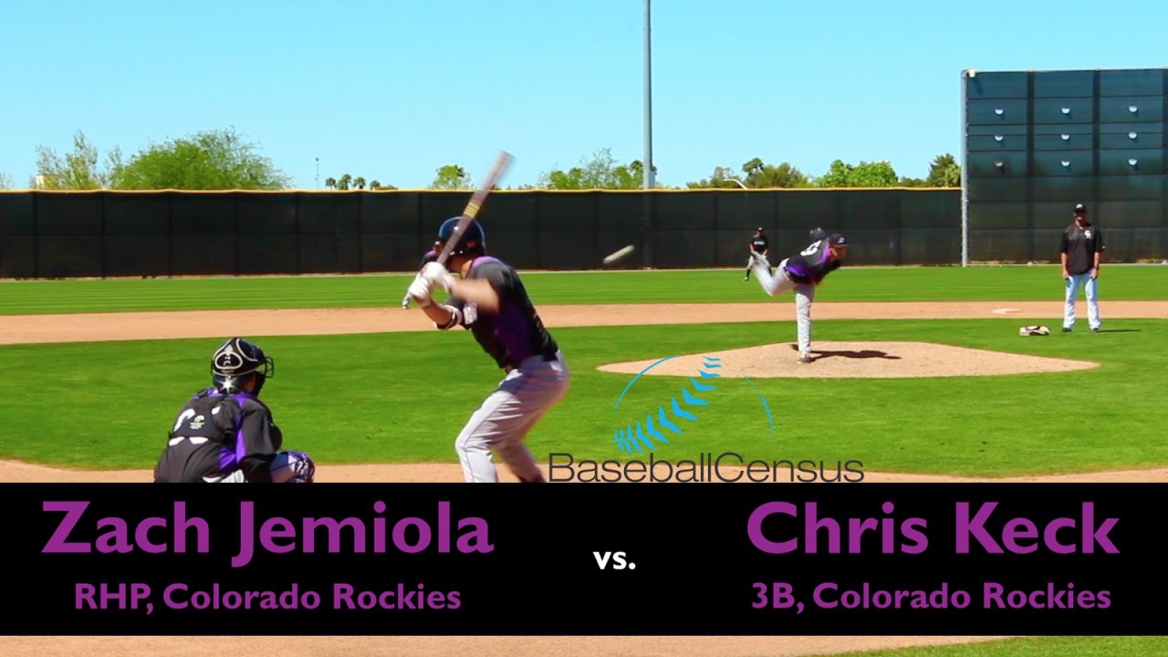 Zach Jemiola (Colorado Rockies) vs Chris Keck (Colorado Rockies) - YouTube