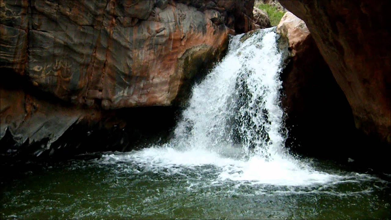 Shinumo Falls in the Grand Canyon - YouTube