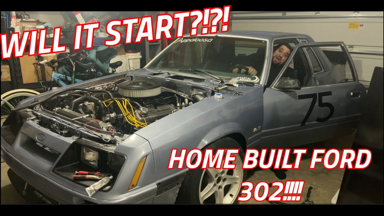 WILL IT RUN?!?! First Start of Our Home Built Ford 302 - YouTube