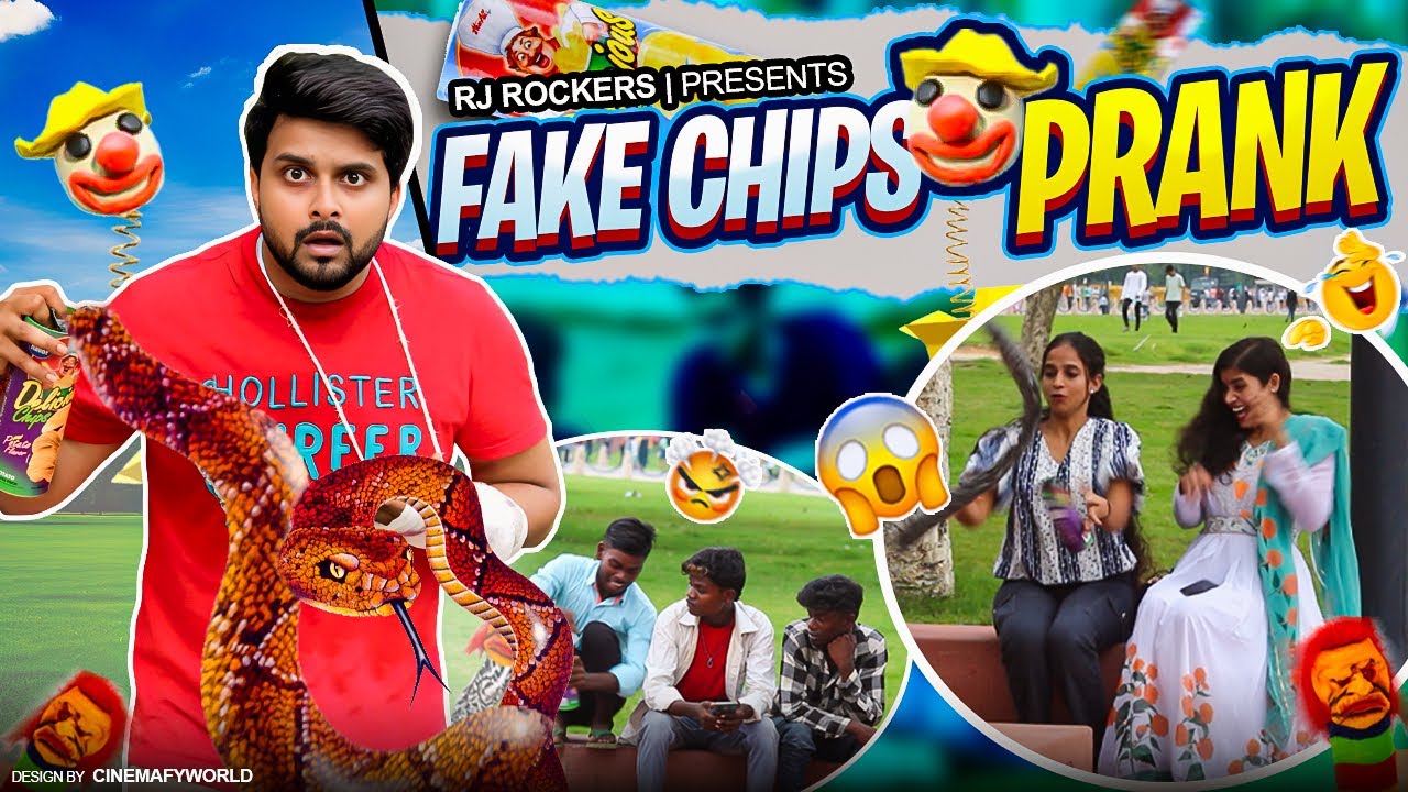 Snake In Chips Box || Funny Prank 2025 - YouTube