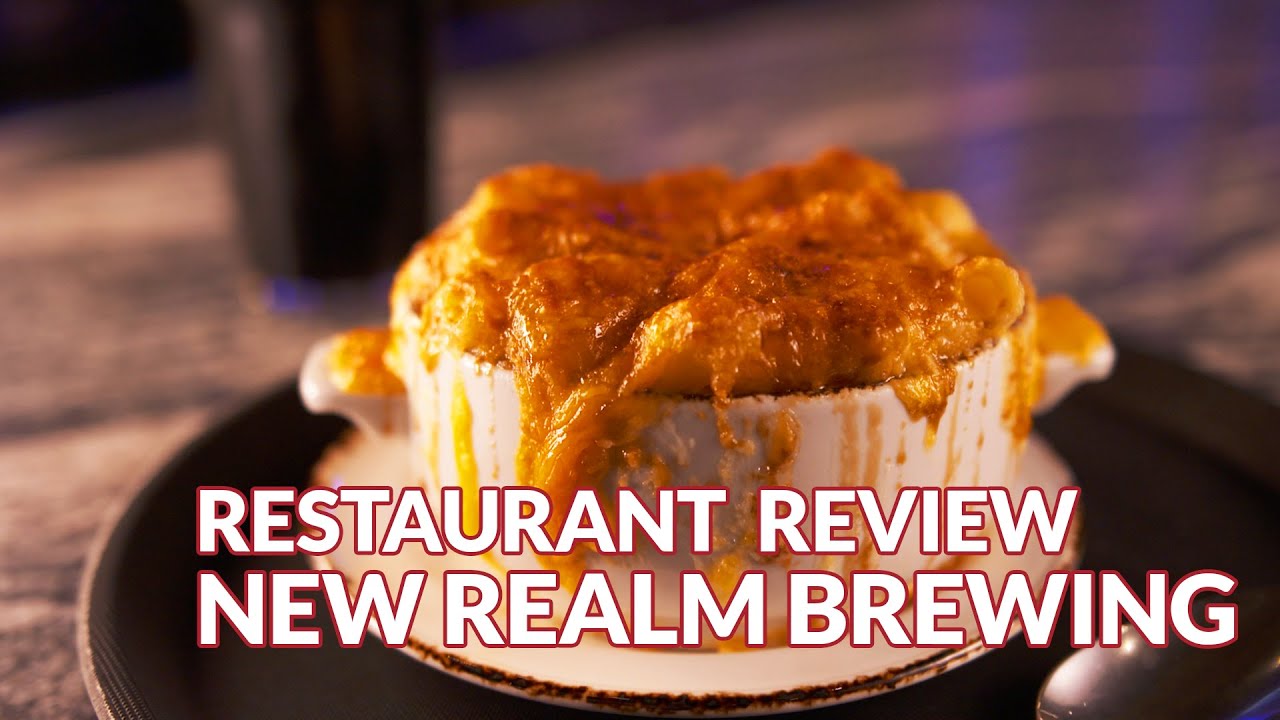 Restaurant Review - New Realm Brewing | Atlanta Eats - YouTube