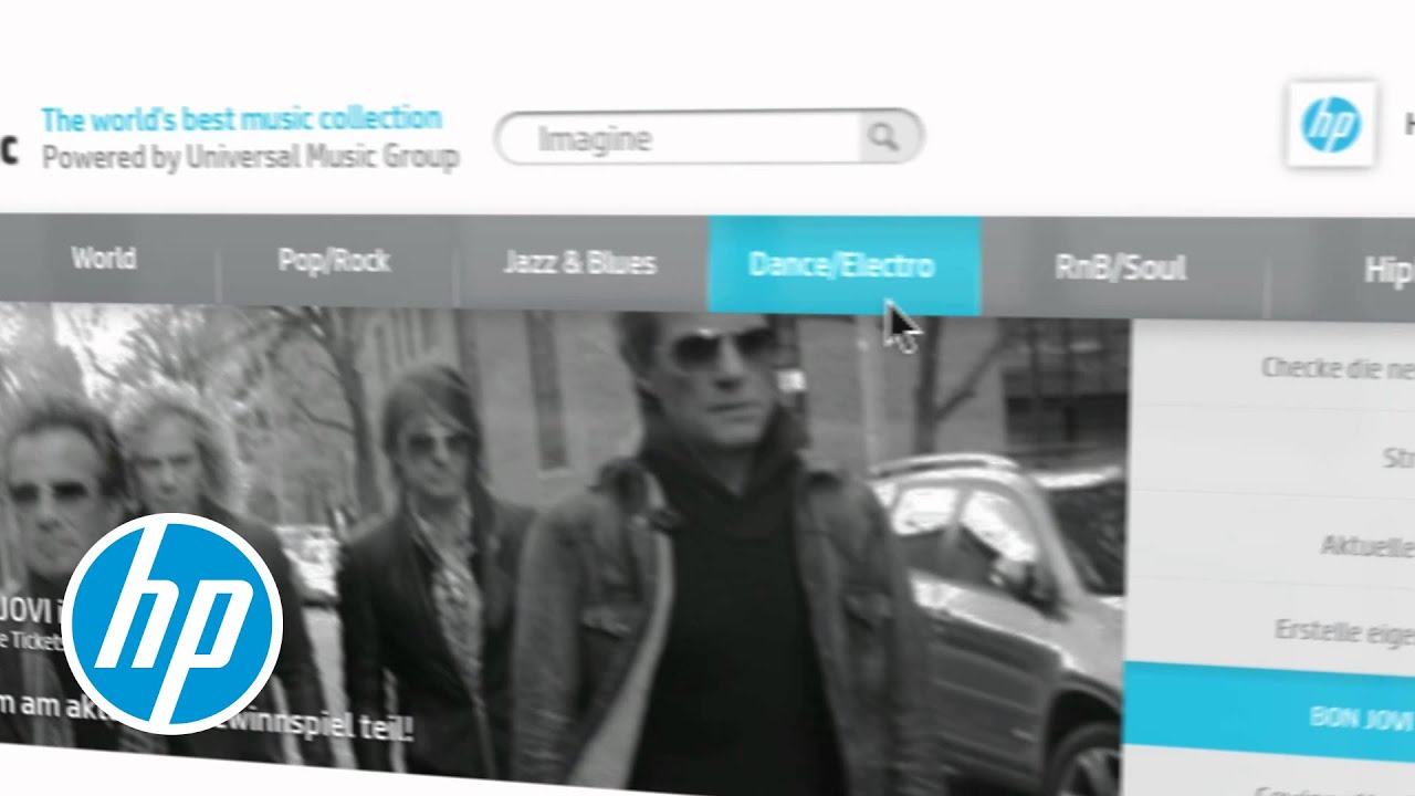 HP Connected Music - Demo - YouTube