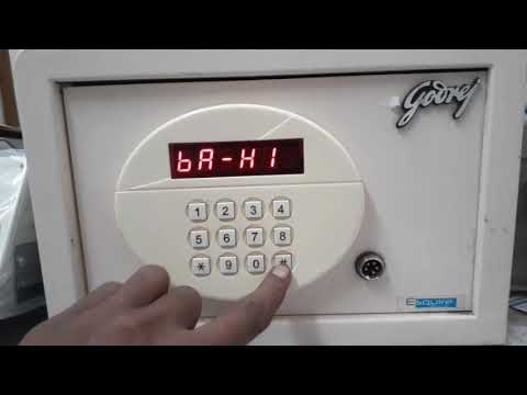How To Open Godrej Locker if you are Forget Password - YouTube