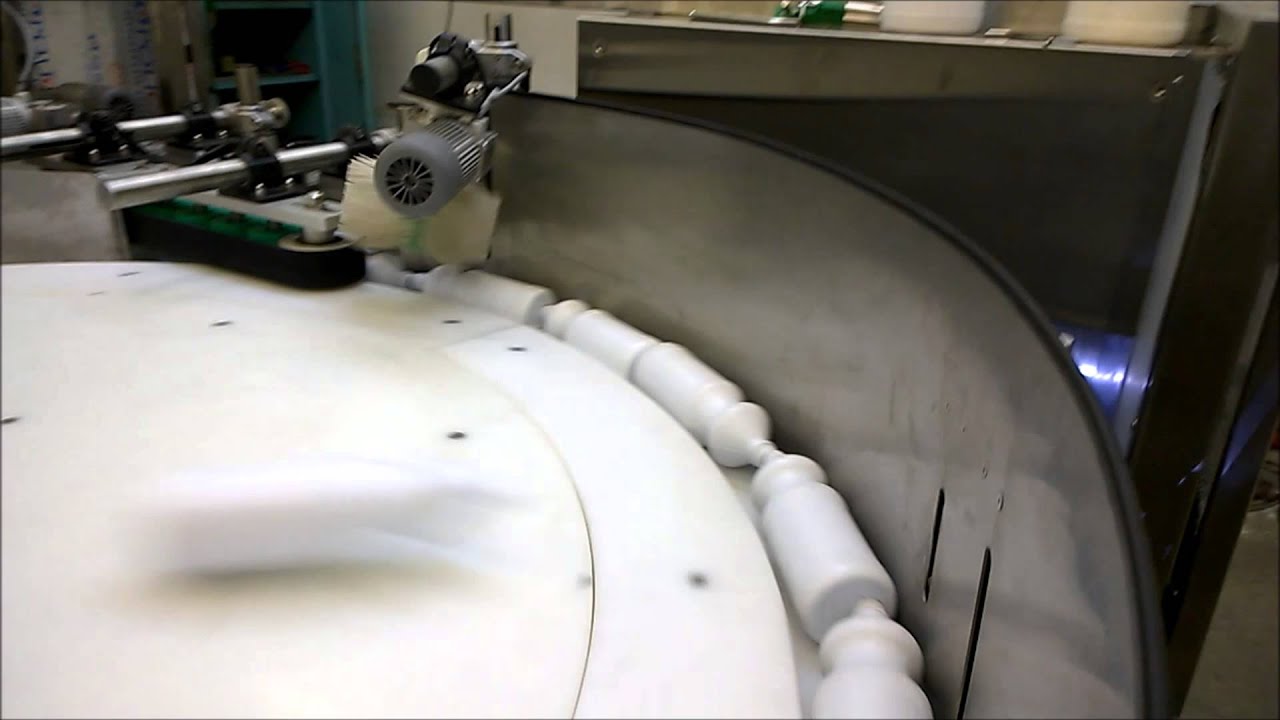Ansa 2000 automatic bottle unscrambler machine - YouTube