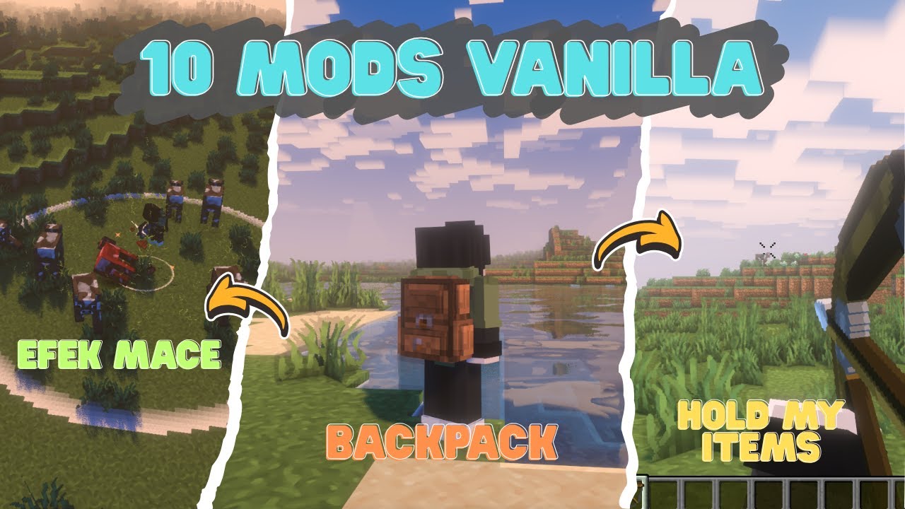 10 MODS MINECRAFT JAVA TERBAIK UNTUK SURVIVAL | 1.20-1.21 - YouTube