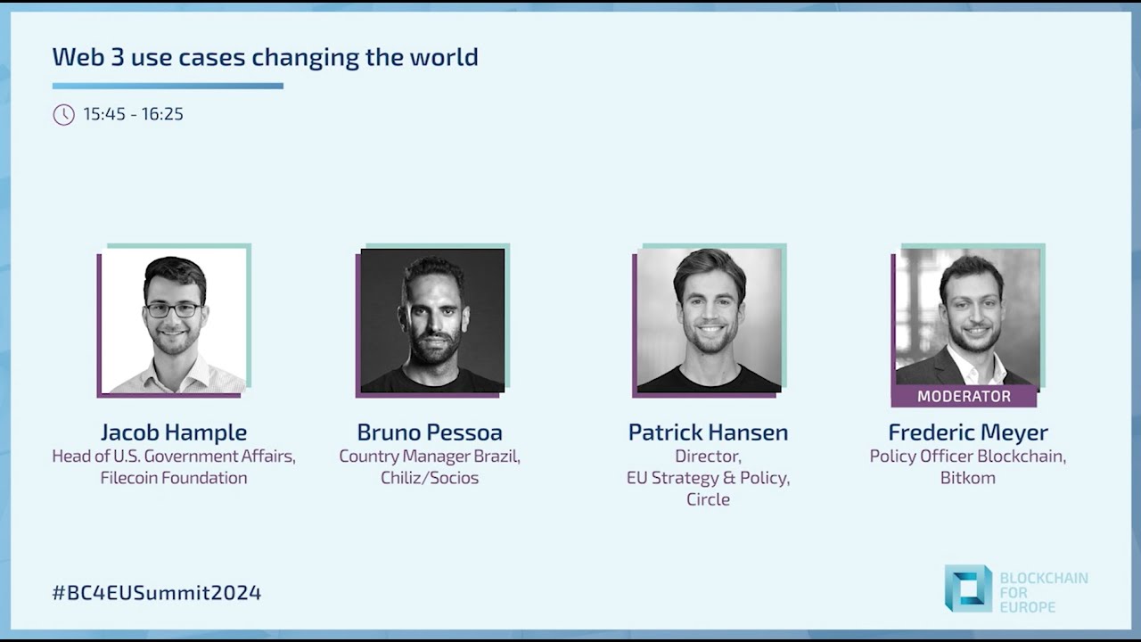 Web 3 use cases changing the world | BC4EU Summit 2024 - YouTube
