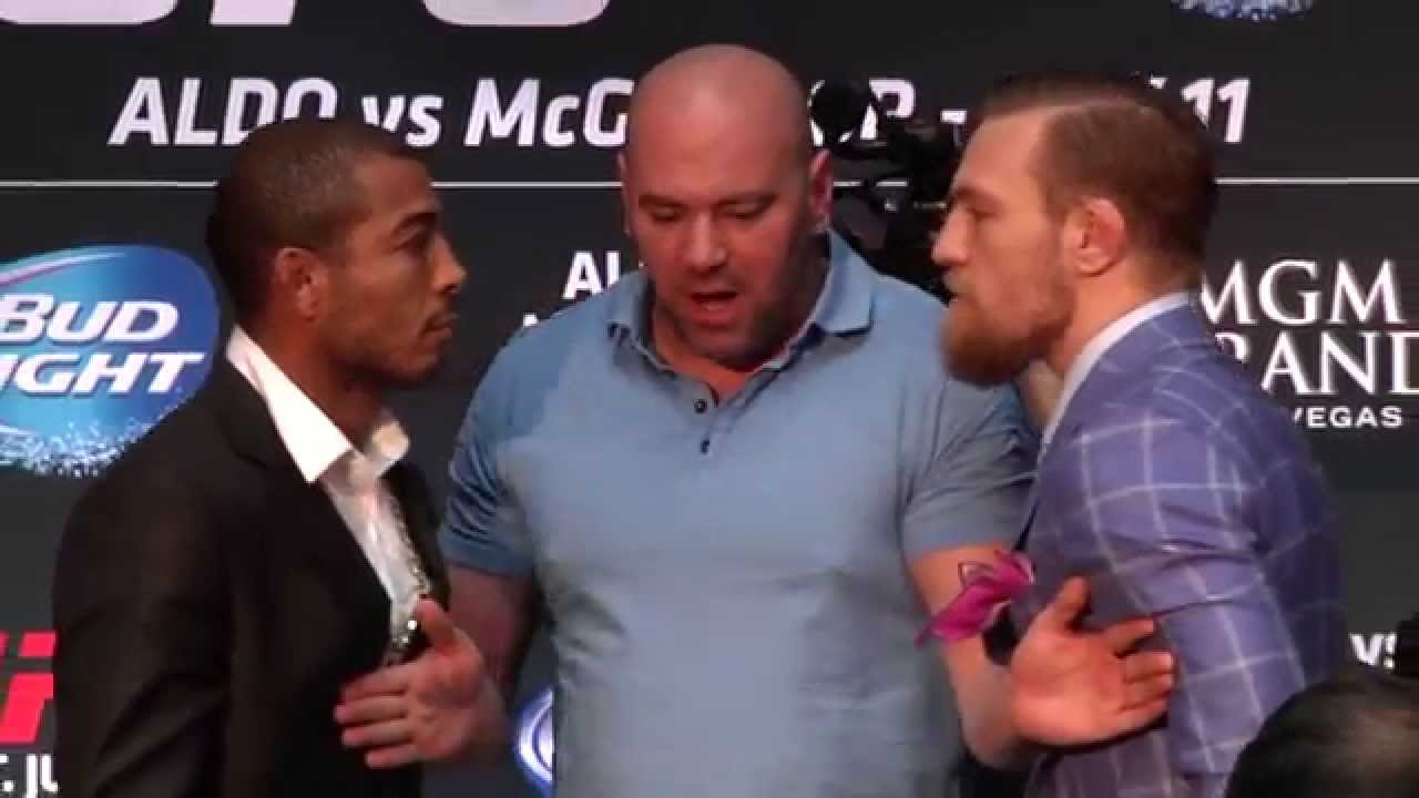 UFC 189 World Championship Tour: Toronto Press Conference Staredowns ...
