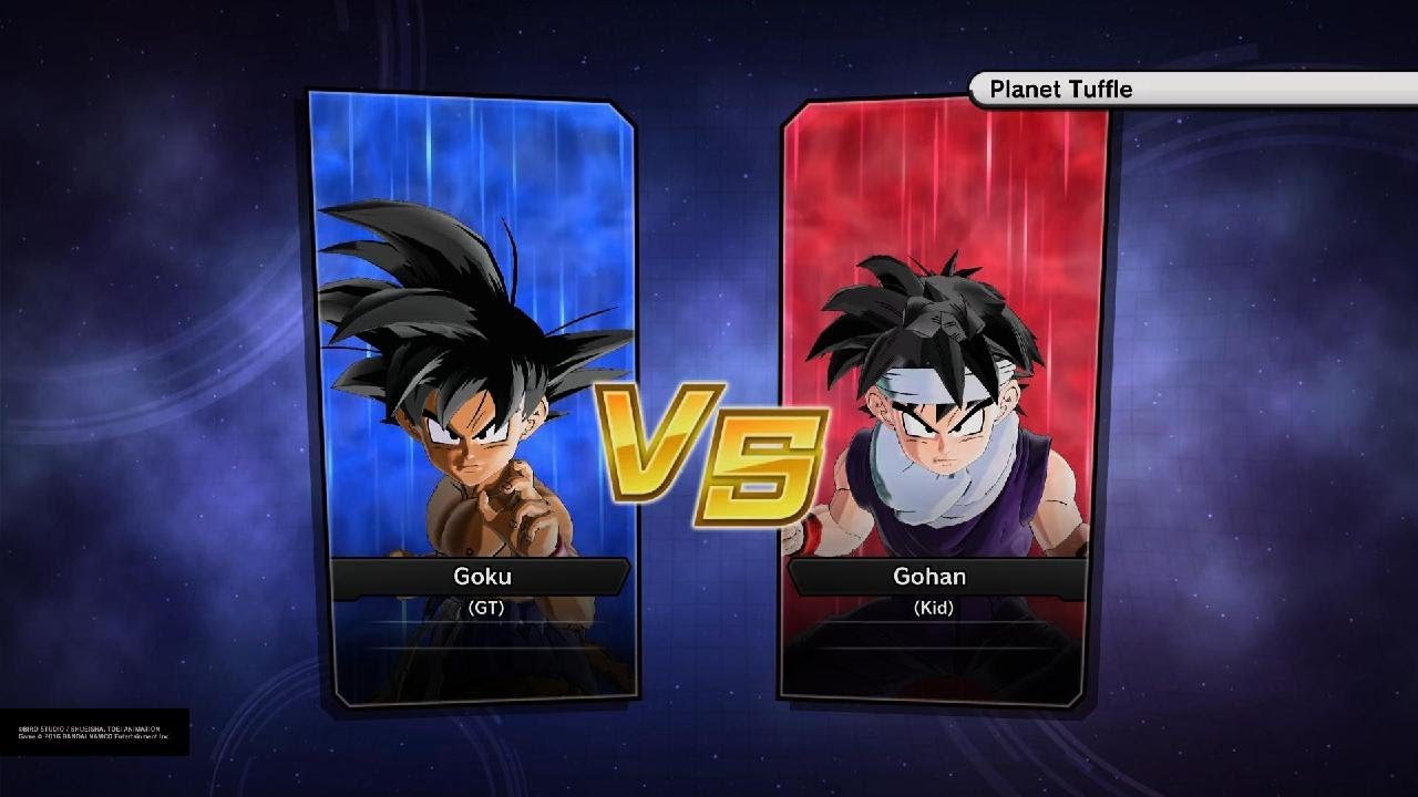 Kid Goku Vs Kid Gohan XV2 - YouTube
