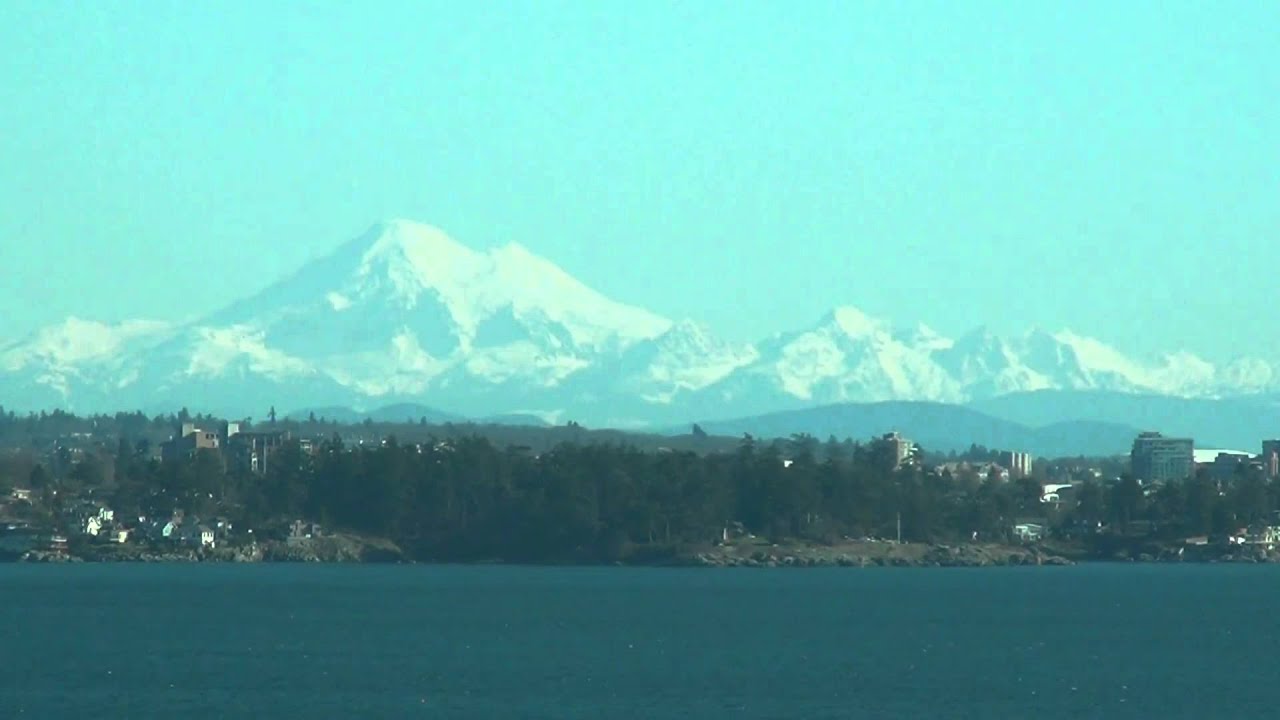 Mount Baker View from Victoria, British Columbia - YouTube