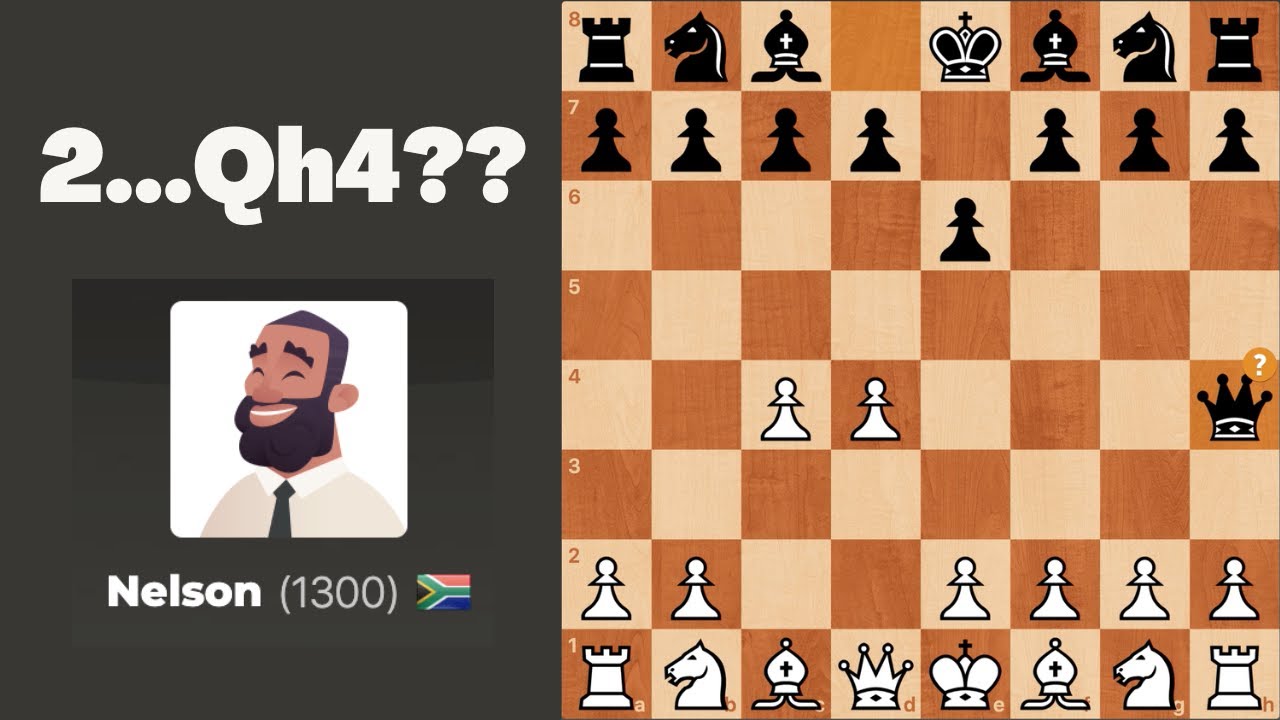 How to PUNISH Nelson the Chess Bot and His Early Queen Attacks - YouTube
