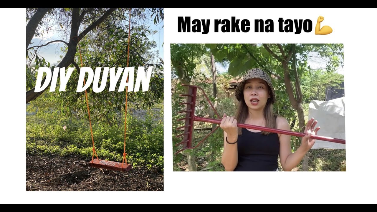 Bukid Life Series: DIY Duyan at may Rake na! - YouTube